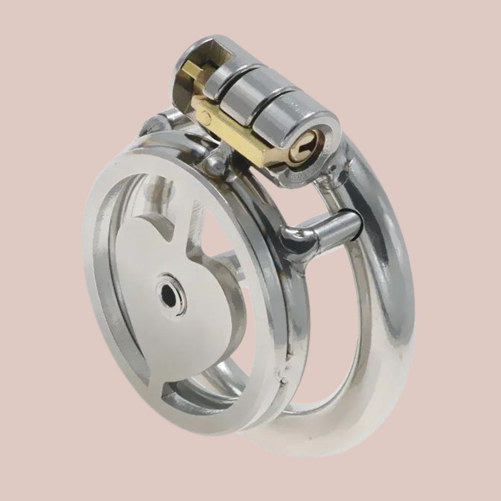 Lock My Heart Chastity Cage | Metal – House of Chastity