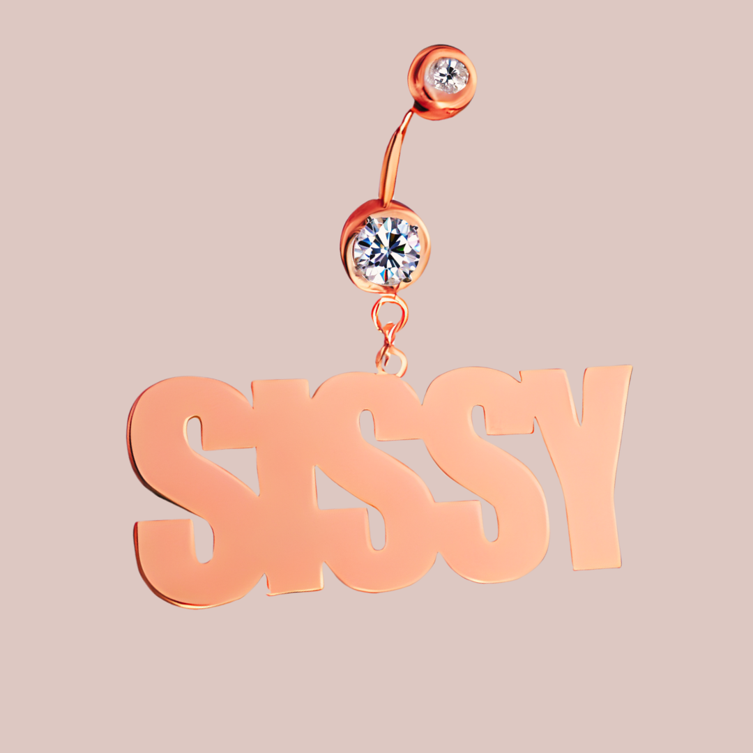 Sissy Navel Piercing House Of Chastity sissy-navel-piercing-house-of-chastity